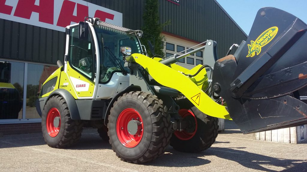 Demo model CLAAS shovel De Kruyf Mechanisatie Aalten.